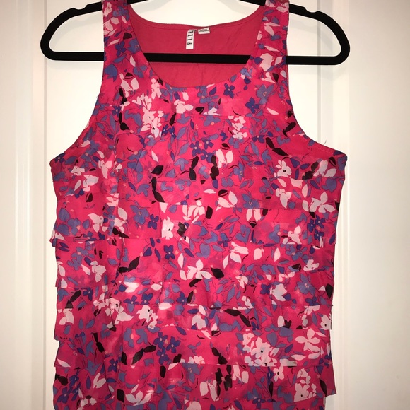 Elle | Tops | Elle Pink Ruffle Top | Poshmark